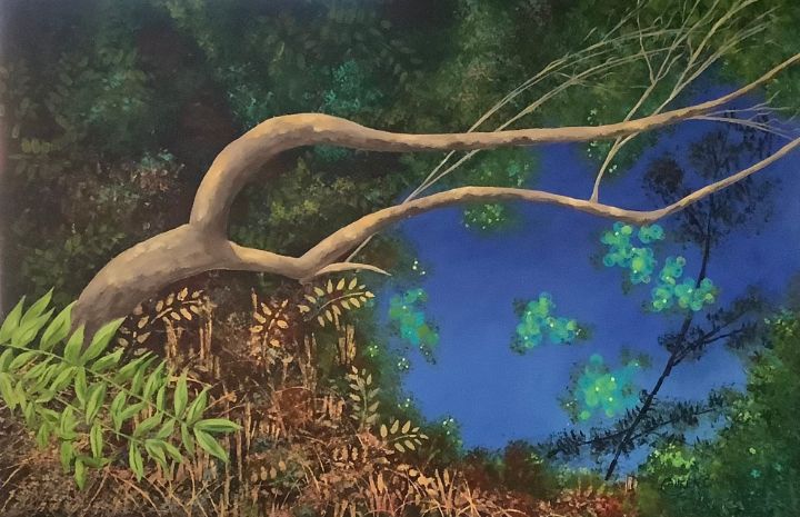 Swamp Reflections 3 - Colleen Baxter, Artist - Paintings & Prints ...