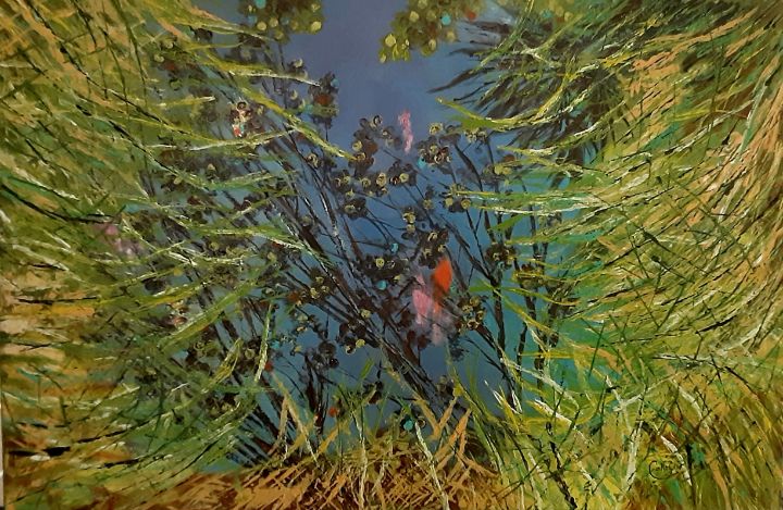Swamp Reflections 1 - Colleen Baxter, Artist - Paintings & Prints ...