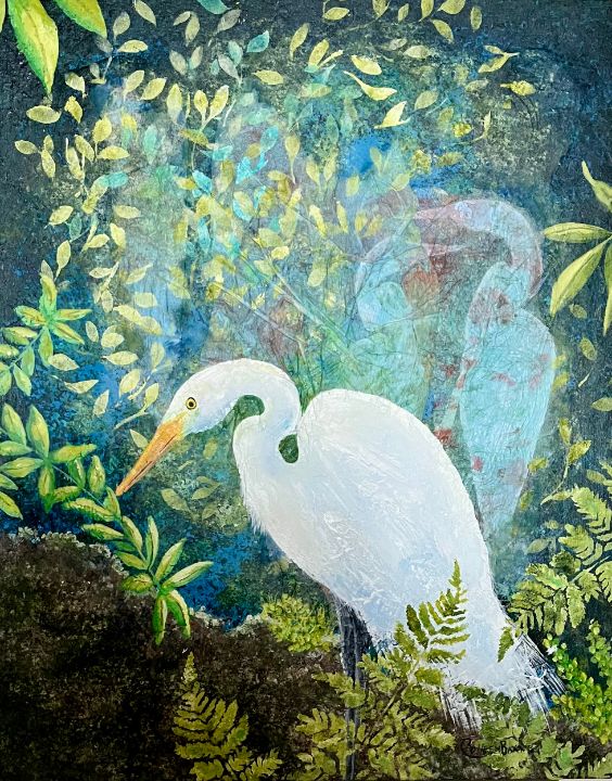 Three Egrets - Colleen Baxter, Artist - Paintings & Prints, Animals ...