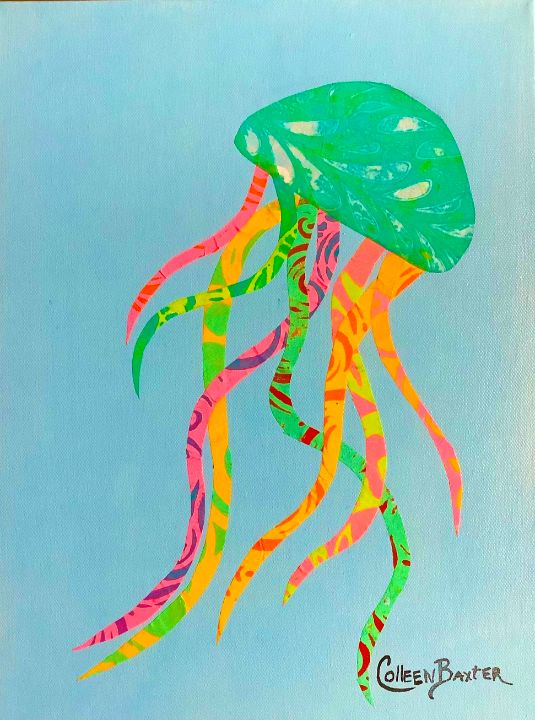 Jellyfish Ballet - Colleen Baxter, Artist - Paintings & Prints, Animals ...