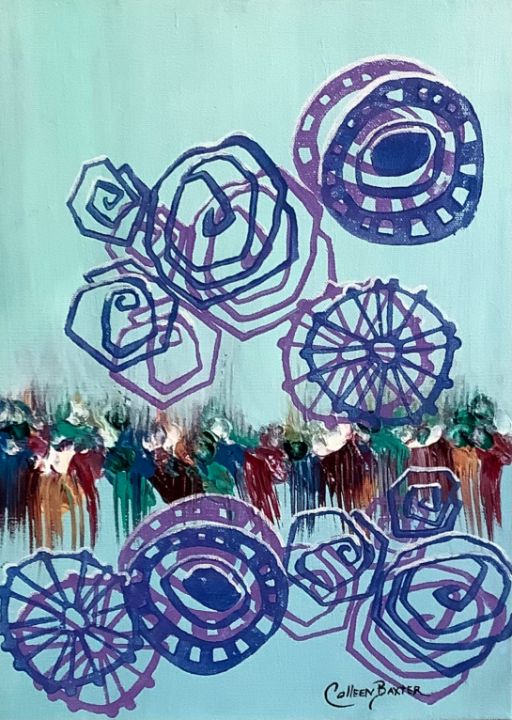Circles in Metamorphosis - Colleen Baxter, Artist - Paintings & Prints ...