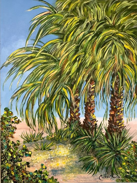 Three Palms - Colleen Baxter, Artist - Paintings & Prints, Landscapes ...