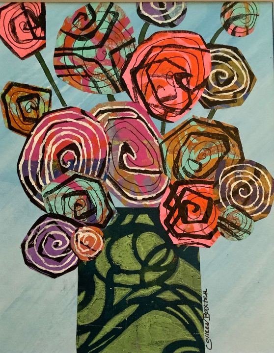 Whimsical Blooms II - Colleen Baxter, Artist - Paintings & Prints ...