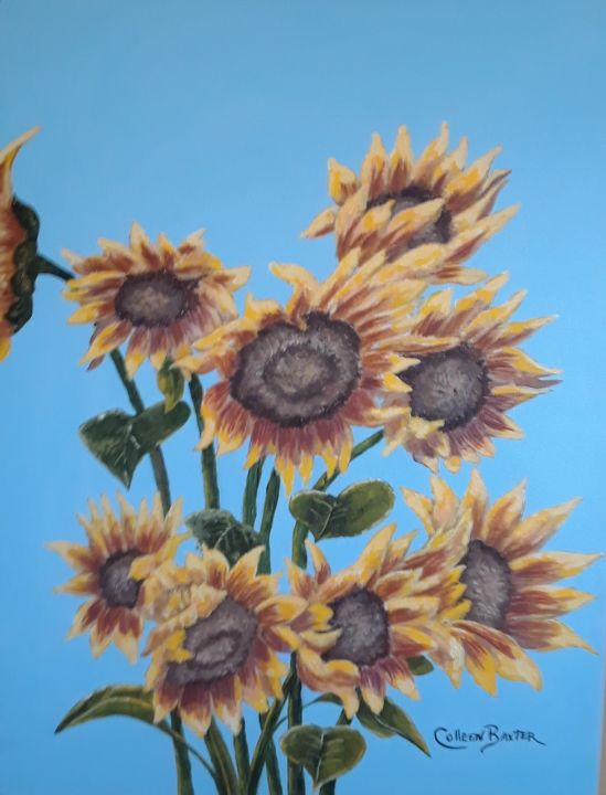 Summer’s Gold - Colleen Baxter, Artist - Paintings & Prints, Flowers ...