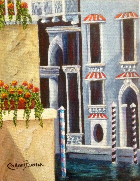 Venice Canal - Colleen Baxter, Artist - Paintings & Prints, Places ...