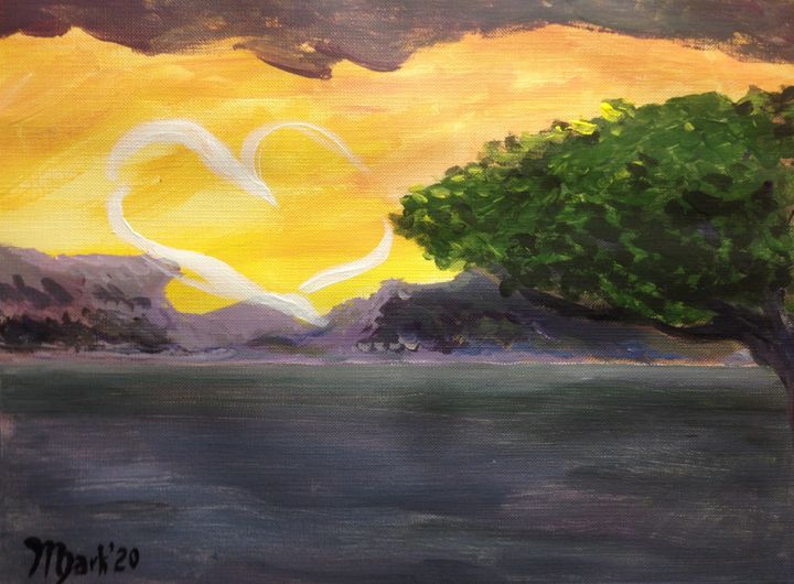 Abstract Scenery I (Painting Study) - Mark Paintings - Paintings ...