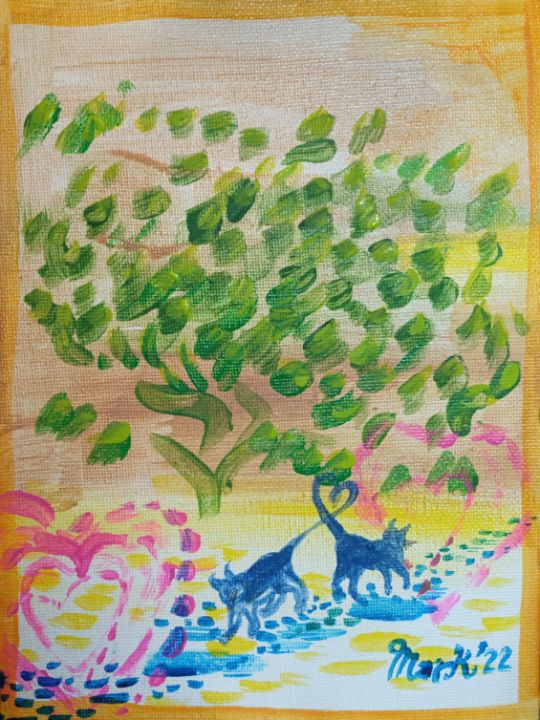 Mark Paintings - Paintings & Prints, Drawings & Illustration