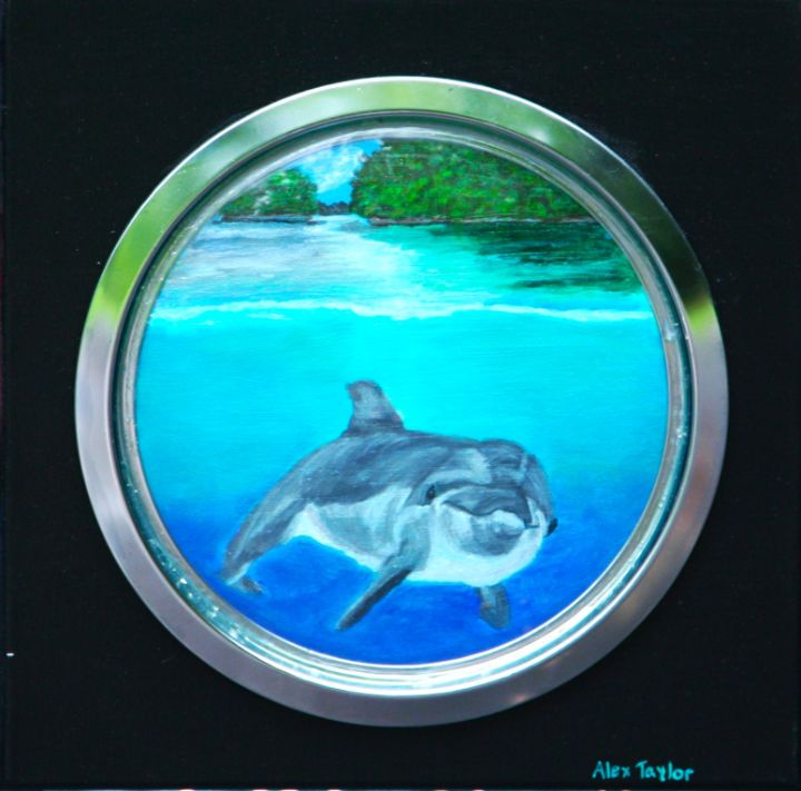Aquatic Themes: Peeking In - Alex's Gallery - Paintings & Prints ...