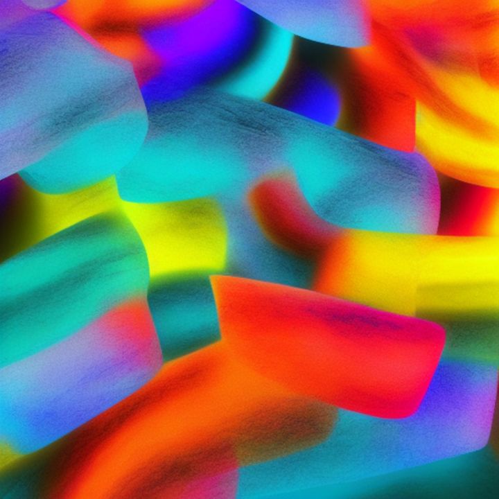 ColorFloww Square#1 - Reno Slide - Paintings & Prints, Abstract ...