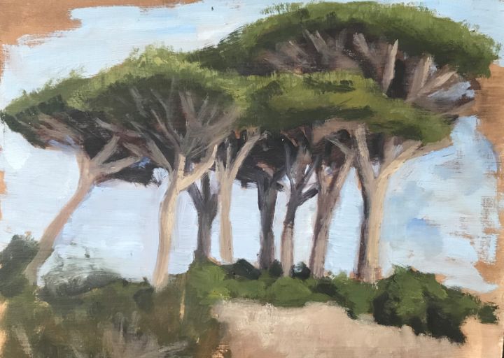 Tree bundles - Sanchez C. Fine Art - Paintings & Prints, Places ...