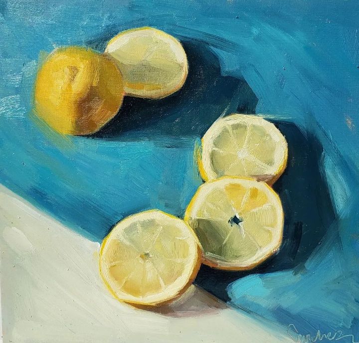 Lemons On The Kitchen Table Sanchez C Fine Art Paintings lemons-on-the-kitchen-table-sanchez-c-fine-art-paintings