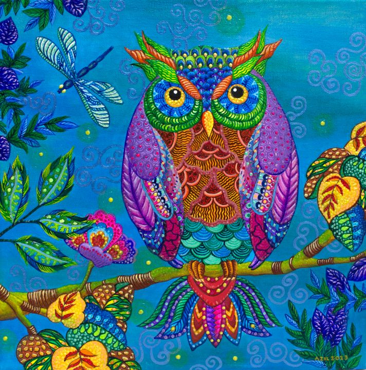 LUMINISCENT - AZIL Artworks - Paintings & Prints, Animals, Birds ...