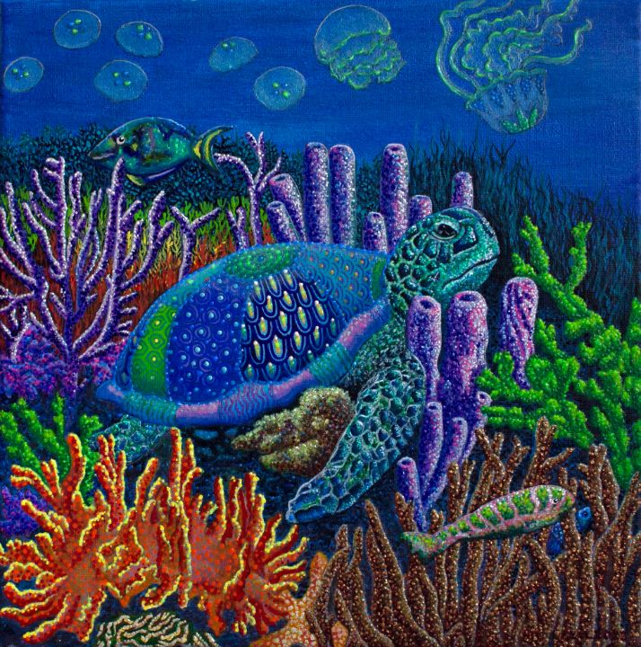 LUMINISCENT II - AZIL Artworks - Paintings & Prints, Animals, Birds ...