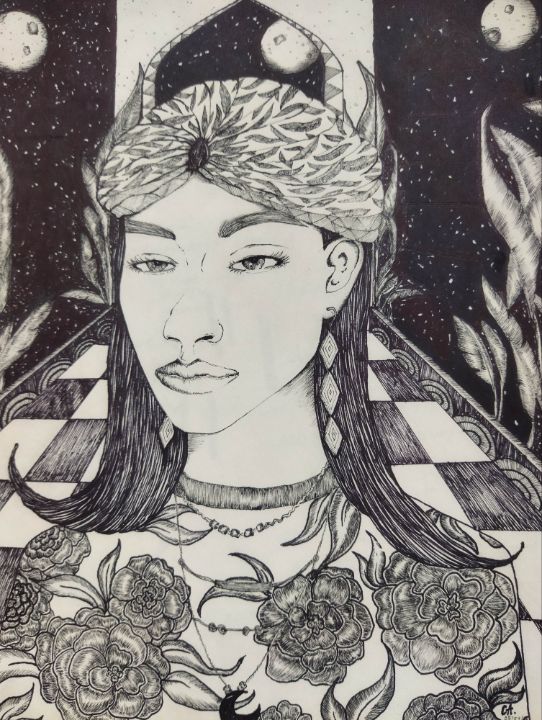 electric eclectic - Careena - Paintings & Prints, People & Figures ...