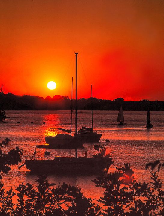 Sunset on Redbud Bay - Lion's Gate and Open Road Photography ...