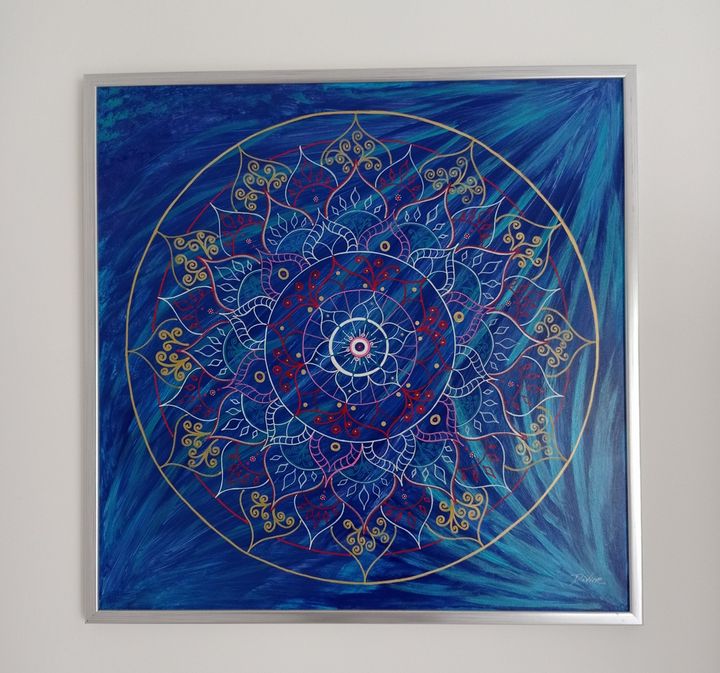 Mandala Flower of the Universe - Divine Mandala Art - Paintings ...