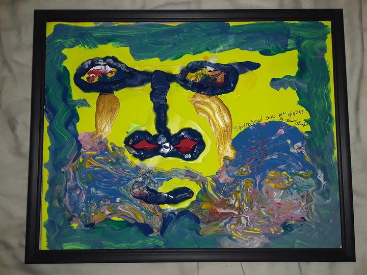 SQUARE HEAD SEES ALL - BEYOND THE OUTER LIMITS EXQUISITE ART ...