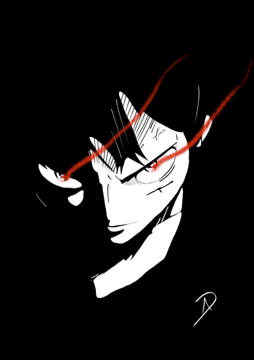 Monkey.D Luffy Haki Black&White - AmazingDrawing - Digital Art & AI ...