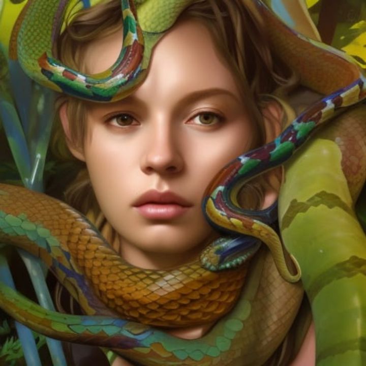 Fair Face Saint Of Serpents - Sffx Official - Digital Art & AI, Fantasy ...