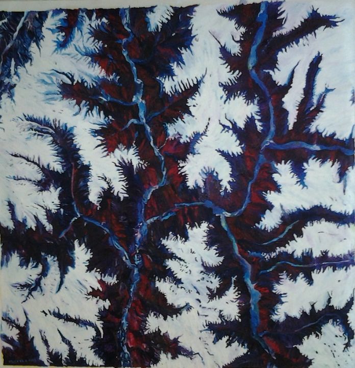 THE SNOWY RIDGES EAST OF THE HIMALAY - CHRISTINE RAHME - Paintings ...