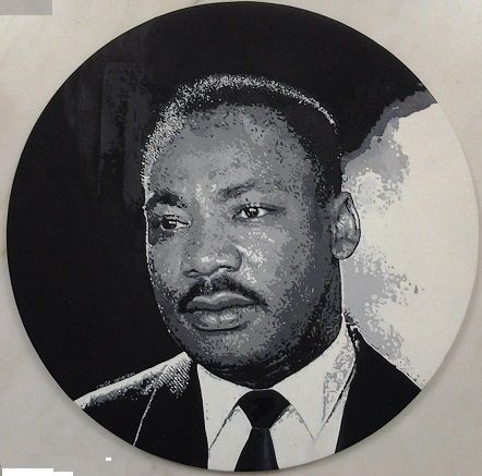 Martin Luther King - CHRISTINE RAHME - Paintings & Prints, People ...