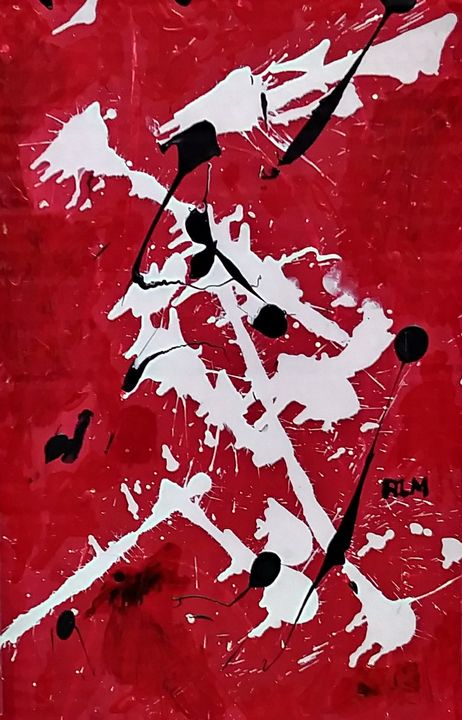 Red Tattoo - Robert Martin - Paintings & Prints, Abstract, Fractal - ArtPal