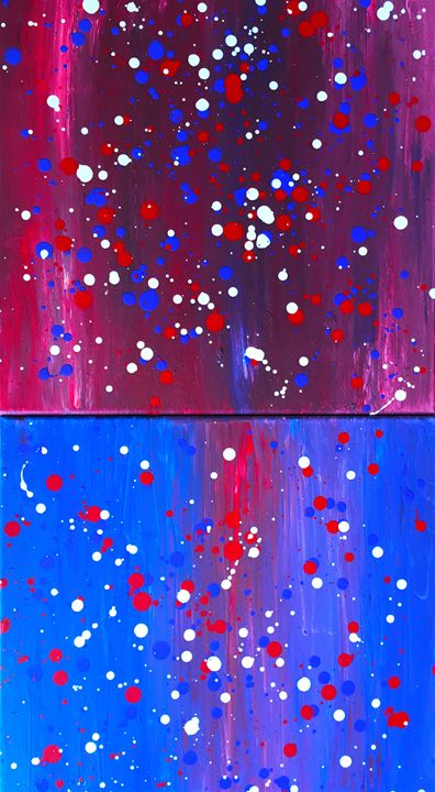 brother & sister - Mark Rohles - Paintings & Prints, Abstract, Color ...
