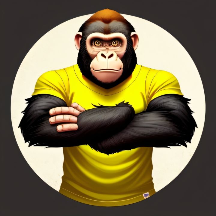 Busy Monkey - Wachira G - Paintings & Prints, Animals, Birds, & Fish ...