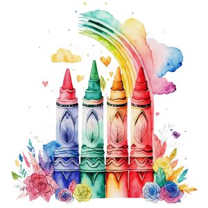 Birdbath Watercolor Birds Flowers - Rosa'le's Art Studio - Digital Art ...