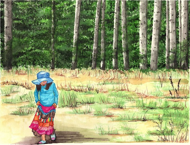 Once Upon a Time on a Sunny Day - Nancy Austin Art - Paintings & Prints ...