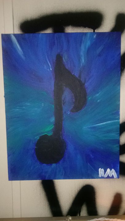 Exploding eighth note - The Artist Hideaway - Paintings & Prints ...