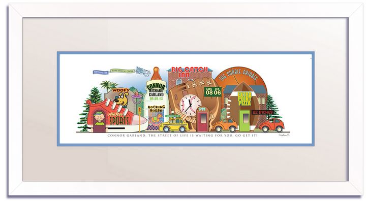 Baby Boy Art - Your Memory Lane - Paintings & Prints, Childrens Art ...