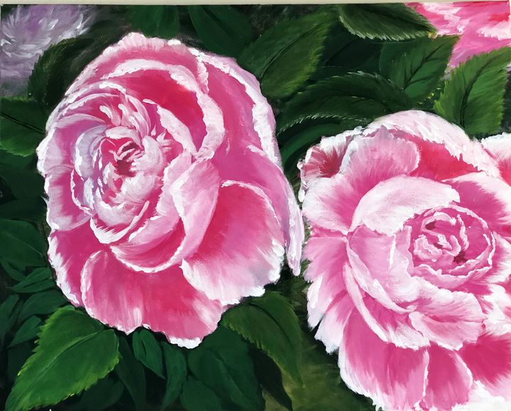Roses in the spring - Wall Narrations - Paintings & Prints, Flowers ...