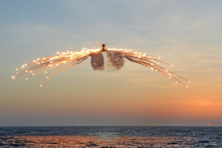 Royal Navy Merlin Flares,Decoys - MILITARY PHOTO PRINTS UK ...