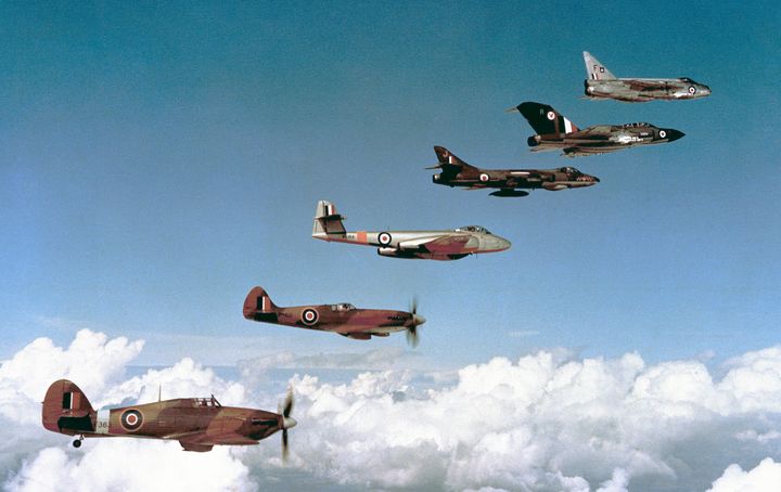 RAF HISTORIC FLIGHT FORMATION - MILITARY PHOTO PRINTS UK - Photography ...