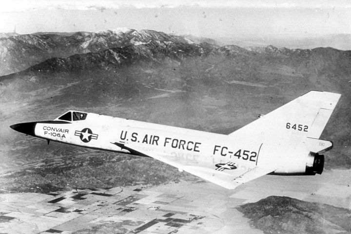 2124 F.106A DELTA DART USAF FIGHTER - MILITARY PHOTO PRINTS UK ...