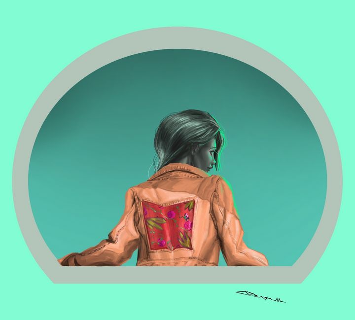 Colored Gal - zeart - Paintings & Prints, People & Figures, Female Form ...