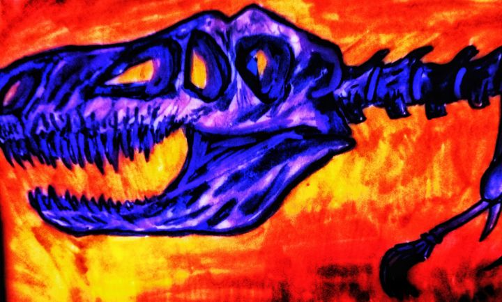 Bone daddy - MonstersAndBabesArt.com - Drawings & Illustration, Animals ...