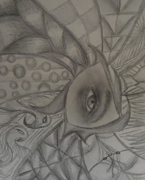 Surreal Vision: The Eye of Chaos - Abstract Surrealism - Drawings ...