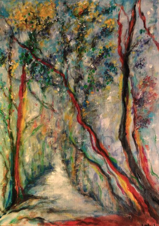 The Path Less Taken - nalan's paintings - Paintings & Prints ...