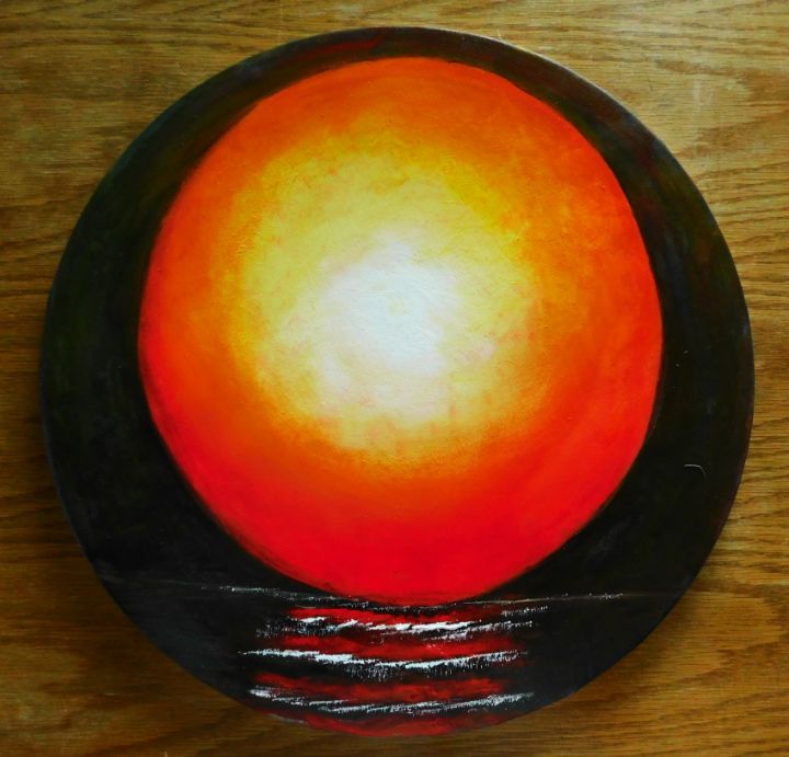 "Solar Rays" - nalan's paintings - Paintings & Prints, Abstract, Color ...