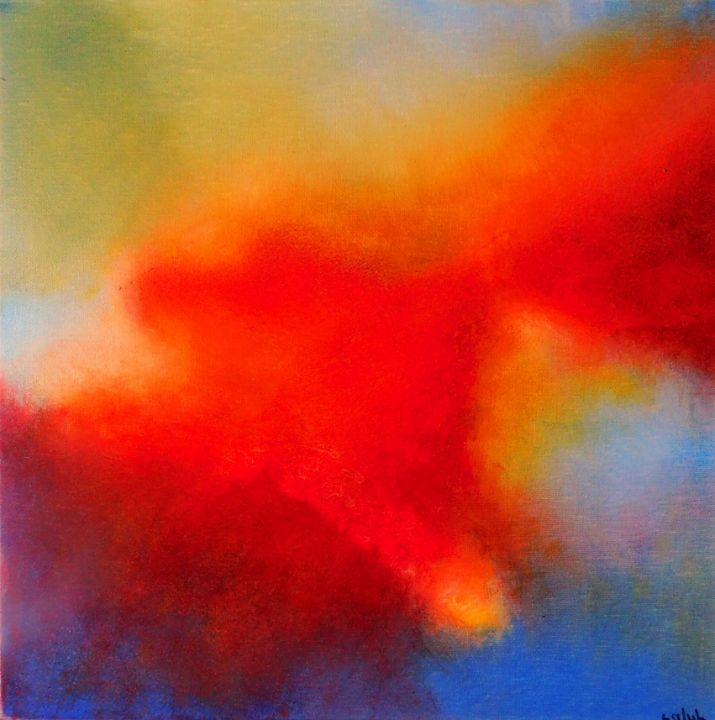 "Spectrum" - nalan's paintings - Paintings & Prints, Abstract ...